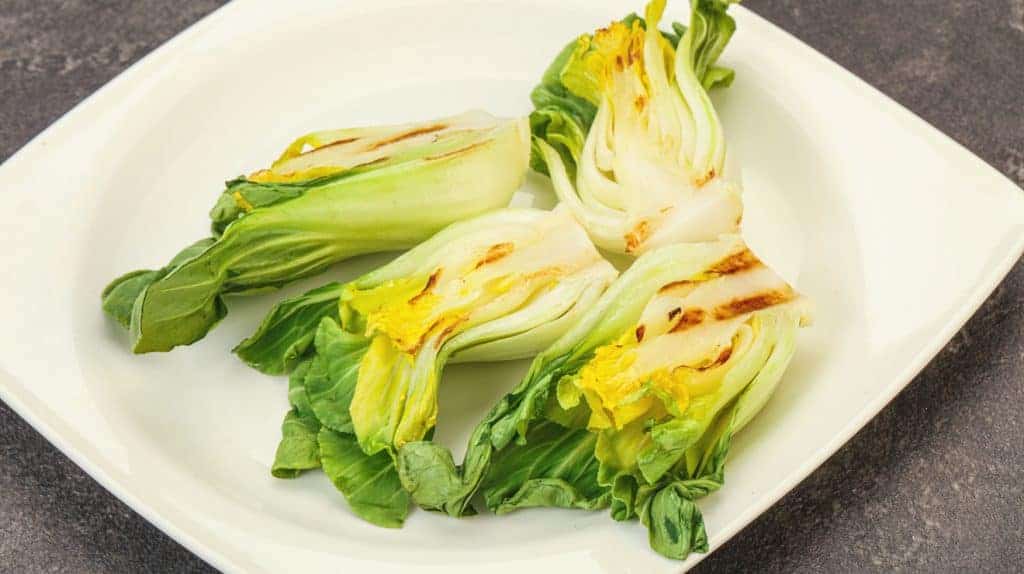 Grilled Baby Bok Choy With Miso Butter Recipe - Vegehome